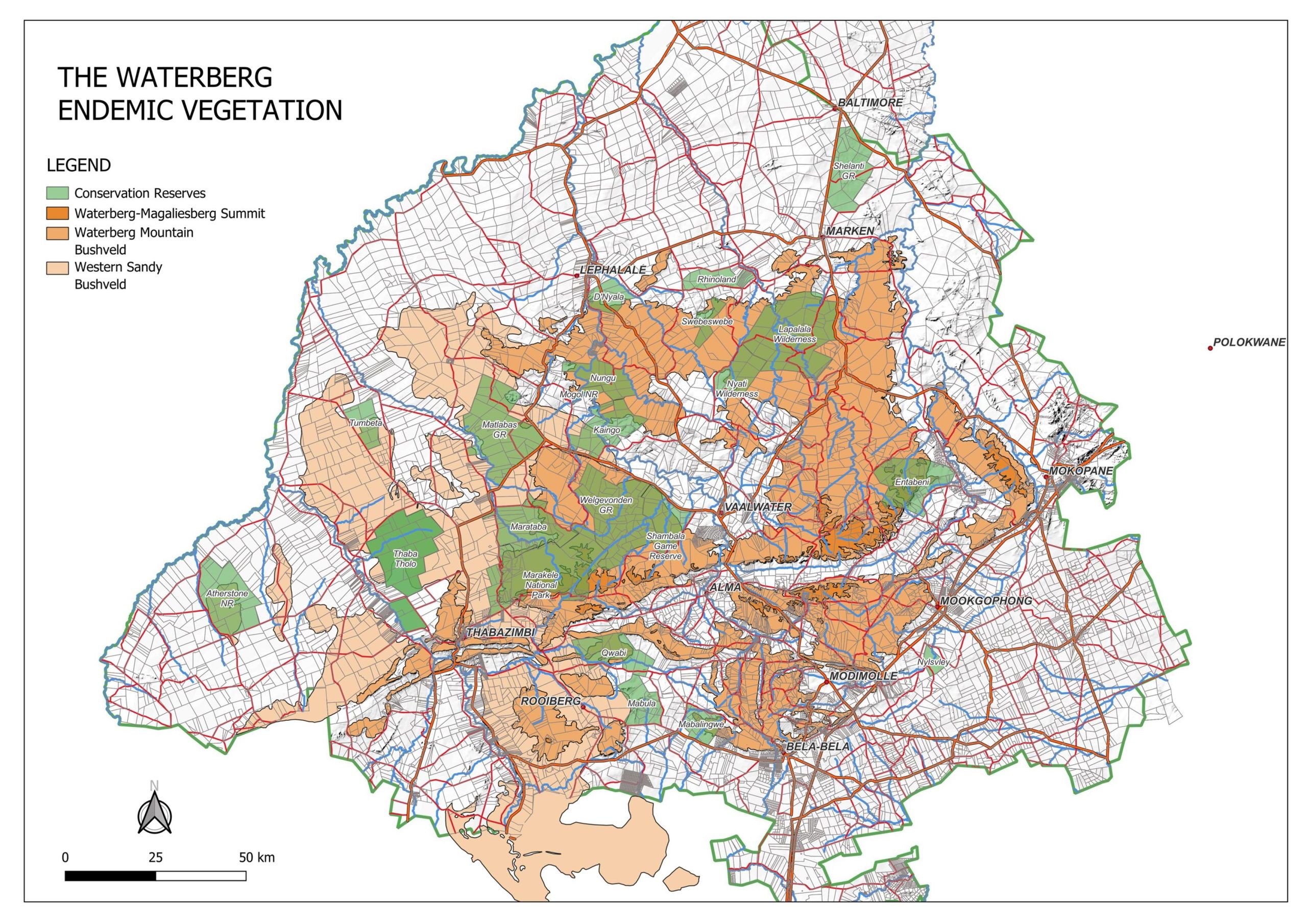 Endemic Vegetation Types of the Waterberg – Waterberg Landscape Alliance